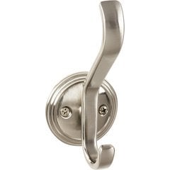Top Knobs 5-9/16 Inch Length Bergen Hook - Brushed Satin Nickel TK1064BSN | CabinetParts.com